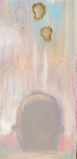 Art and Paintings by Charles Kaufman - "Making Toast"