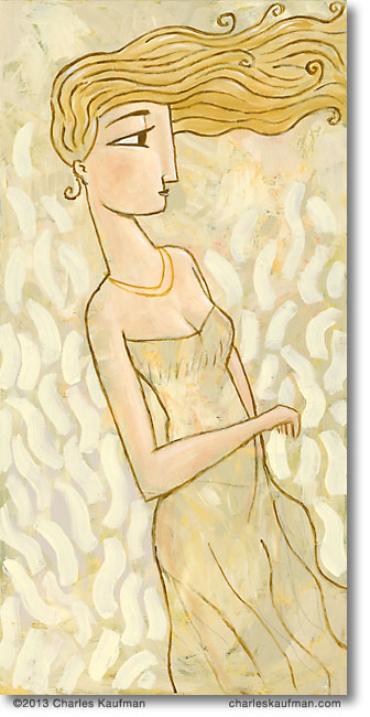 Figurative Art and Paintings by Charles Kaufman - "A Brief Moment in Time"